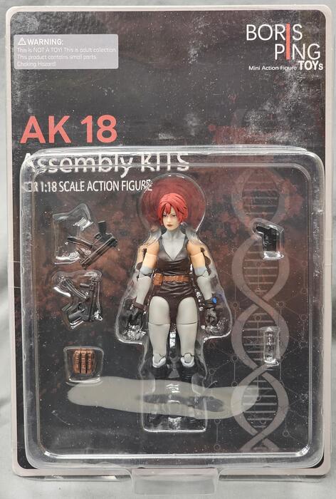 Boris Ping Toys 1:18 scale figure AK-18 Pre-Assembly Figure (E)