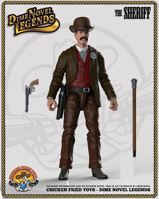 Dime Novel Legends action figure The Sheriff