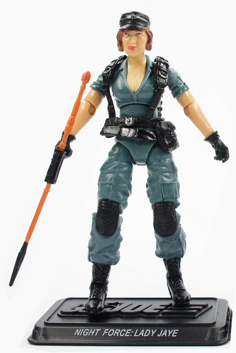 GI JOE 4" action figure Night Force Lady Jaye (con exclusive)
