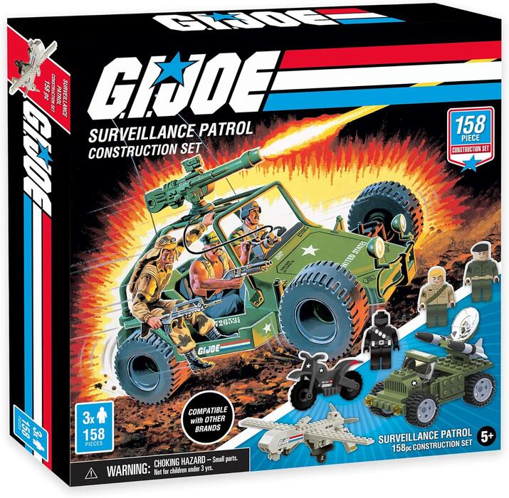 GI JOE Forever Clever construction kit AWE Striker w/ drone