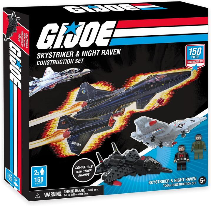 GI JOE Forever Clever construction kit Night Raven & Skystriker