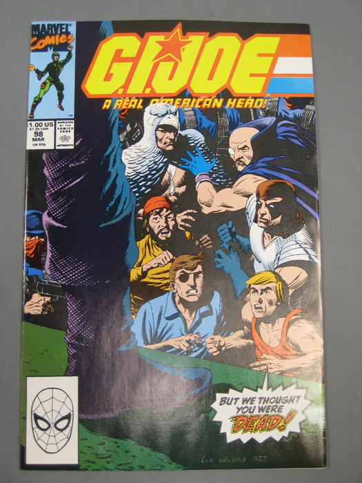 GI JOE Marvel vintage comic issue #98