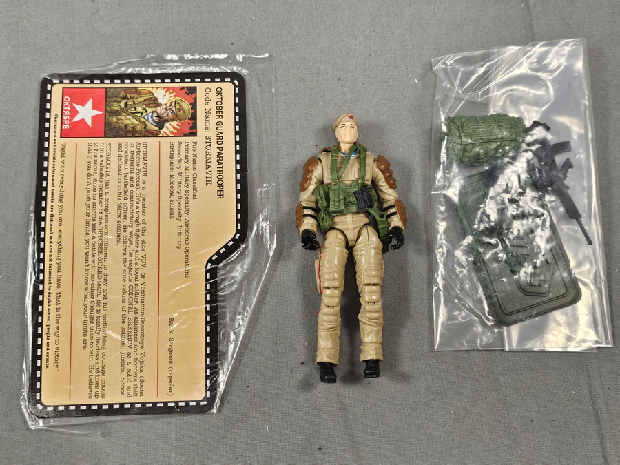 GI JOE convention 2012 figure Stormavik