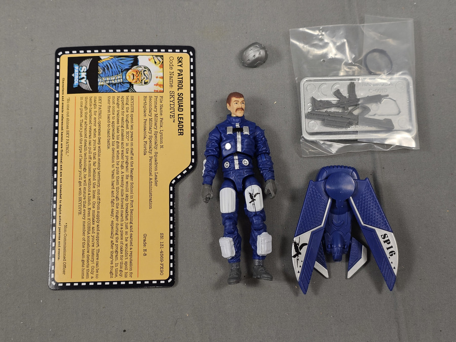 GI JOE convention 2016 figure Skydive