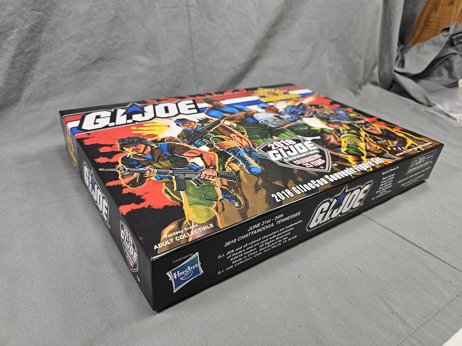 GI JOE convention 2018 souvenier box