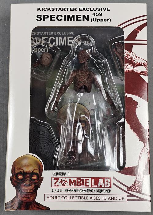 Zombie Lab 1/18 scale (4") action figure Specimin 459 (upper)