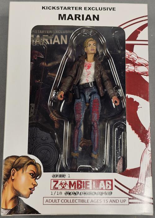 Zombie Lab 1/18 scale (4") action figure Marian (battle version)