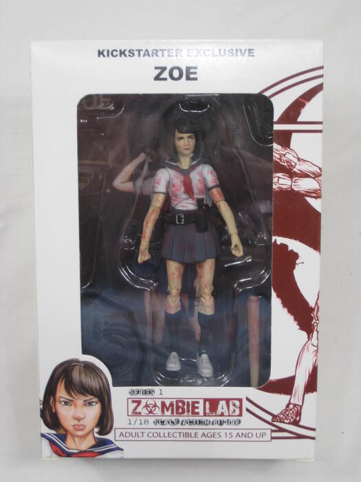 Zombie Lab 1/18 scale (4") action figure Zoe (Battle version)