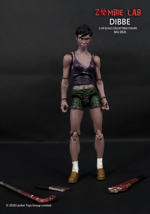 Zombie Lab 1/18 scale (4") action figure Debbie